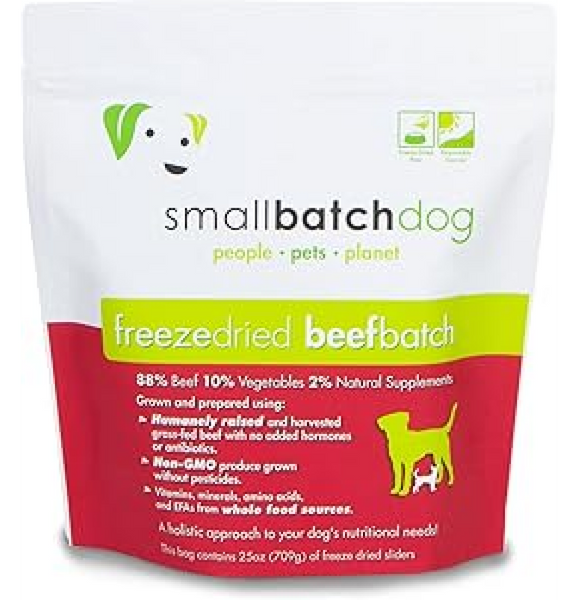 Small Batch Lightly Cooked Beef Frozen 5lb – BeltFedKennelSupply